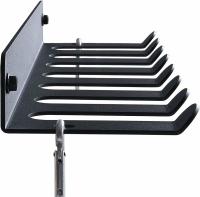 China 11 Cable Slots Wall Mountable Cable Hanger and Rack Organizer with Solid Power Coating for sale