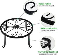 China Indoor Display of Multiple Plants with Heavy Duty Decent Metal Flower Stand Pot Stands for sale