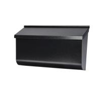 China Black Powder Coating Townhouse Steel Wall Mount Mailbox for Bending and Punching Process for sale