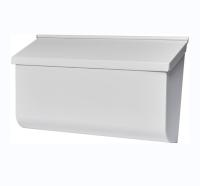 China Black Powder Coating Townhouse Steel Wall Mount Mailbox for Bending and Punching Process for sale