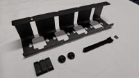 China Under Desk Cable Management Tray Metal Cable Tray Basket for Living Room Computer Desk for sale
