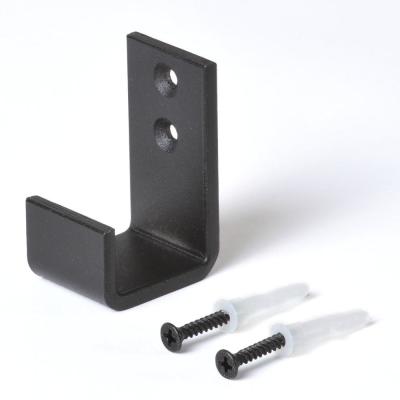 China Supporting Fixed Metal U Shaped Wall Shelf Brackets for Wood 0.1mm Tolerance for sale