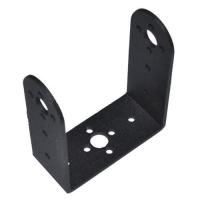 China Supporting Fixed Metal U Shaped Wall Shelf Brackets for Wood 0.1mm Tolerance for sale