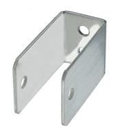 China Supporting Fixed Metal U Shaped Wall Shelf Brackets for Wood 0.1mm Tolerance for sale