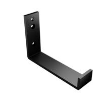 China Heavy Duty Rustic Iron Metal Wall Floating Shelf Bracket with Steel Triangle Bracket for sale