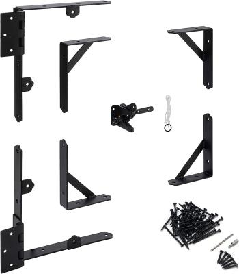China Heavy Duty Metal Anti Sag Gate Frame Kit with Customizable Gate Corner Brace Bracket for sale
