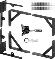 China Heavy Duty Metal Anti Sag Gate Frame Kit with Customizable Gate Corner Brace Bracket for sale