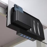 China Carbon Steel Desk Side Storage Tray for Organizing Cables and Office Supplies for sale
