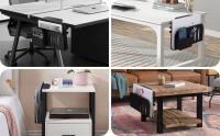 China Carbon Steel Desk Side Storage Tray for Organizing Cables and Office Supplies for sale