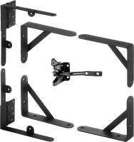 China Anti Sag Gate Kit Heavy Duty Fence Gate Frame Kit Triangle Bracket for Structure Hanging for sale