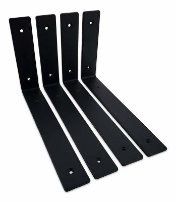 China Standard L Brackets for Heavy Duty Industrial Forged Steel Iron Floating Shelves for sale