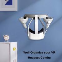 China Hanging Wall Mounted Shelves VR Wall Mount Storage Holder VR Headset Stand for Oculus Quest 2 / Rift-S/Vive Pro for sale
