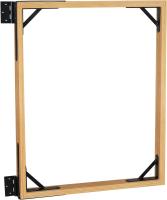 China Black Carbon Steel Gate Corner Brace Bracket Kit for Wooden Gate Fence Customize for sale