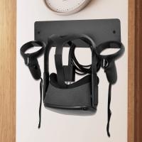 China ISO9001 Rohs CE Aluminum Alloy Metal VR Headset and Controllers Wall Mount Storage Stand Hook Bracket in Black for sale