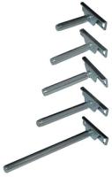 China Hardware 4 Tapping Screws 4'' Adjustable Shelf Support for Metal Floating Shelves for sale