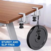 China Vertical Laptop Stand Bracket 1mm Thickness Adjustable Clamp Holder for Desk Side for sale