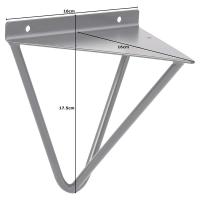 China Shelf Bracket Pair of Prism Wall/Display Shelves DIY Shelf Concept with Screws and Now for sale