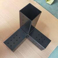 China Bending Metal Bracket for Timber Frame Gazebo Kit 4*4 6*6 Modular Size Construction for sale