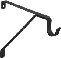 China Standard Closet Curtain Rod Support Holder Bracket with Heavy Duty Metal Steel Bracket for sale