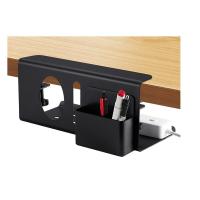 China Under Desk Cable Management Tray for 40cm/43cm/45cm/50cm Standing Desks 1mm Thickness for sale