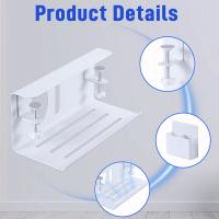 China Under Desk Cable Management Tray for 40cm/43cm/45cm/50cm Standing Desks 1mm Thickness for sale