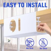 China Under Desk Cable Management Tray Office Organizer Cable Raceway Desk Cable Organizer for sale