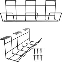China Under Desk Cable Management Tray Metal Cord Organizer for a Tidy Workspace for sale