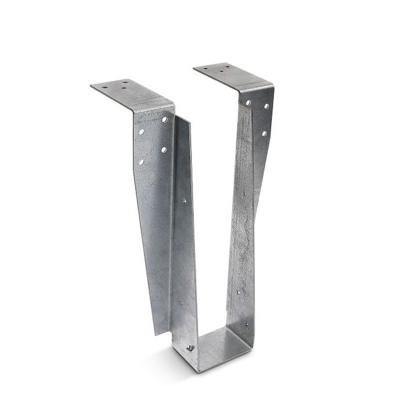 China Custom Length U-Shape Galvanized Joist Hanger Top Choice for Wood Building Connectors for sale