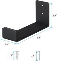 China Wall Rack Snowboard Ski Board Wall Mount Metal Surfboard Storage Rack Bracket for sale