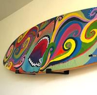 China Indoor Snowboard Storage Display Rack with Anti-Rust Coating and Single-Side Bracket for sale