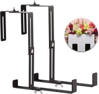China Wall Mount Window Flower Box Brackets with Adjustable Iron Structure and Planter Box for sale