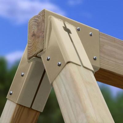 China Customized Heavy Duty Steel Tree House Single Angle Elevators Swing Sets with Packing for sale