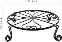China Balcony Metal Rustproof Garden Container Round Supports Rack for Planter Flower Pot Stand Holder DURABLE for sale