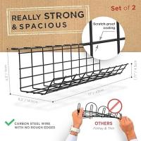 China Single Tier Wire Storage Tray The Ultimate Solution for Under Desk Cable Management for sale