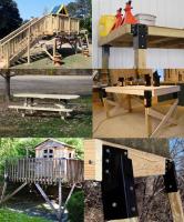 China Customized Hardware Hunting Platform Brackets Deer Blind Elevators 4X4 2x4 for Items for sale