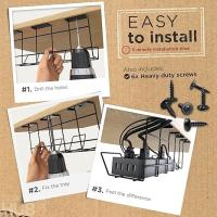 China Single Tier Wire Storage Tray The Ultimate Solution for Under Desk Cable Management for sale