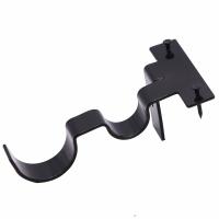 China Double Curtain Rod Holders Brackets for Window Bedroom Home Decoration Party Occasion for sale