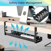 China Storage Holders Racks Cable Management Tray with Multifunction Desk Cable Management Tray for sale