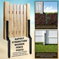 China Metal Frame Heavy Duty Post Support Stake Fixer for Broken Wood Fence for sale