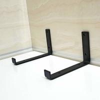China Big size  heavy duty wall mounted L shaped floating shelf brackets for sale