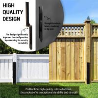 China Metal Frame Heavy Duty Post Support Stake Fixer for Broken Wood Fence for sale