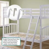 China Single-Side Bracket Structure Bed Ladder Hook Brackets for Heavy Duty Metal Bunk Bed for sale
