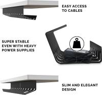 China Carbon Steel Cable Tray Holder Desk Organizer for Under Desk Table in Home Office for sale