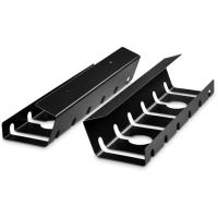 China Carbon Steel Cable Tray Holder Desk Organizer for Under Desk Table in Home Office for sale