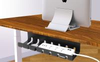 China Living Room Wire Storage Under Desk Cord Organizer Tray Set for Computer Cable Storage for sale