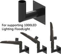 China L Shape Bracket Tenon Adaptor for Commercial LED Shoebox Area Lights Hot Dip Galvanized for sale