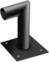 China L Shape Bracket Tenon Adaptor for Commercial LED Shoebox Area Lights Hot Dip Galvanized for sale