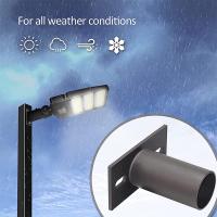 China Outdoor Light Fixtures Arm Mounting Bracket for Parking Lot Lights Shoebox Light for sale