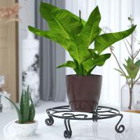 China Steel Rustproof Iron Plant Stand for Flower Pot Heavy Duty Potted Holder Indoor Outdoor Decoration for sale