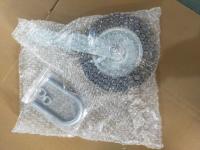 China Galvanized Finish 6 Inch Under Mount Farm Gate Caster for Outdoor Sliding Wheels for sale